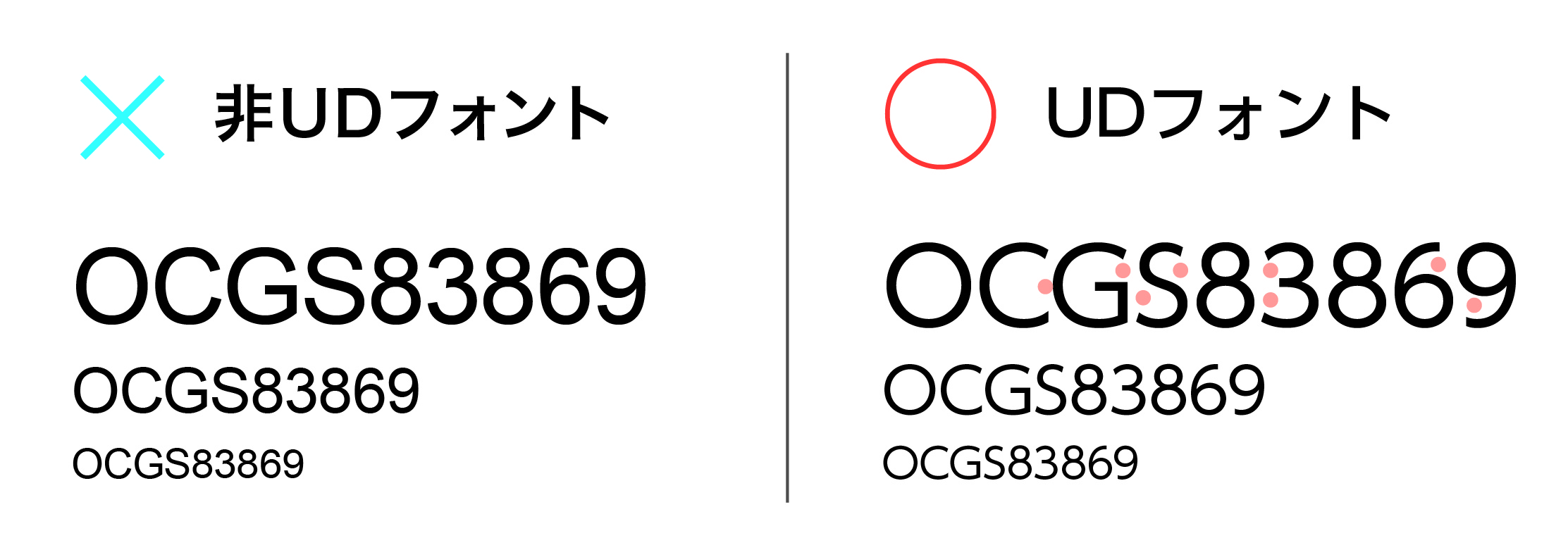 文字のユニバーサルデザイン？ UDフォントについて | 阿竹印刷コラム